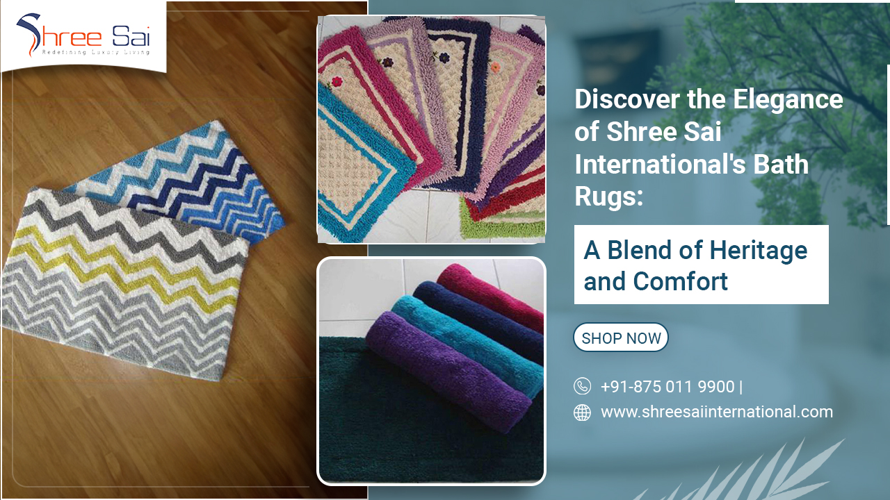 Discover the Elegance of Shree Sai International's Bath Rugs: A Blend ...